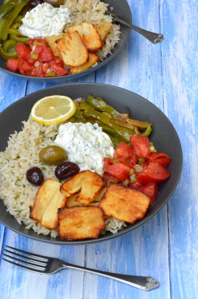 Greek Rice Bowl: Nourishing And Delicious | Tin and Thyme