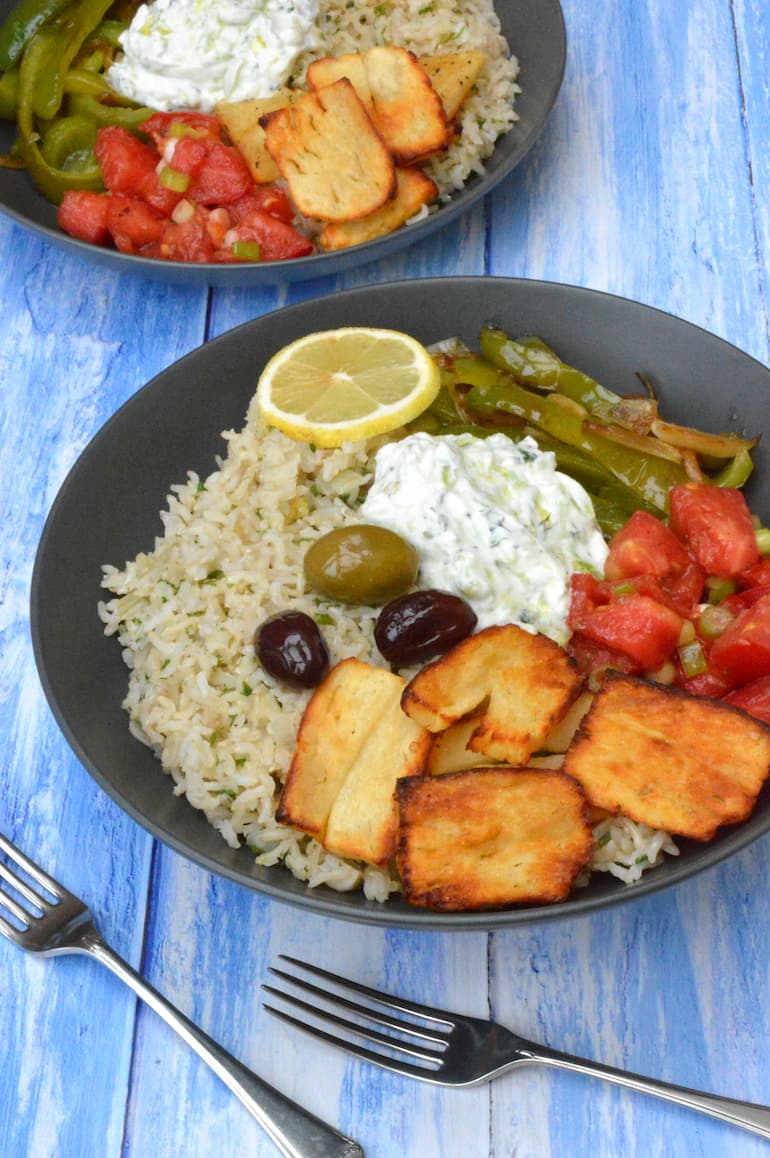 Greek Rice Bowl: Nourishing And Delicious | Tin and Thyme