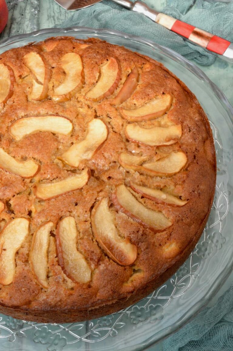 Dorset Apple Cake with Caramel Chocolate | Tin and Thyme