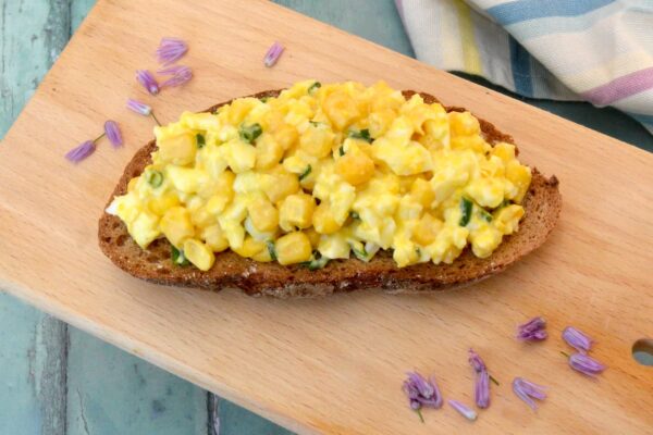 Egg Mayo With Sweetcorn | Tin and Thyme