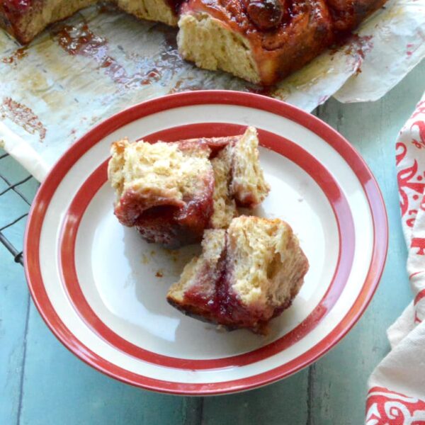 Sticky Cardamom Buns: In Fruity Scroll Form | Tin and Thyme