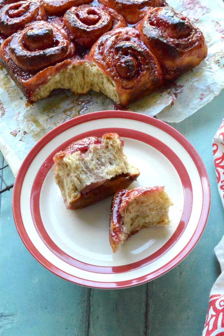 Sticky Cardamom Buns: In Fruity Scroll Form | Tin and Thyme