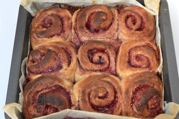 Sticky Cardamom Buns: In Fruity Scroll Form | Tin and Thyme