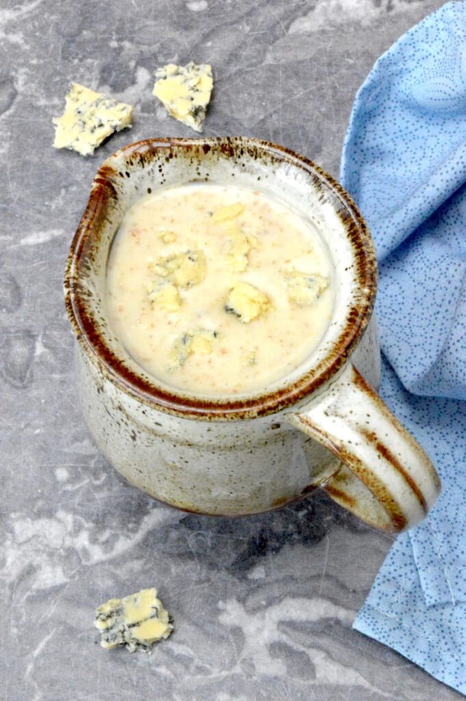 Easy Blue Cheese Sauce: Ready In Ten Minutes | Tin and Thyme