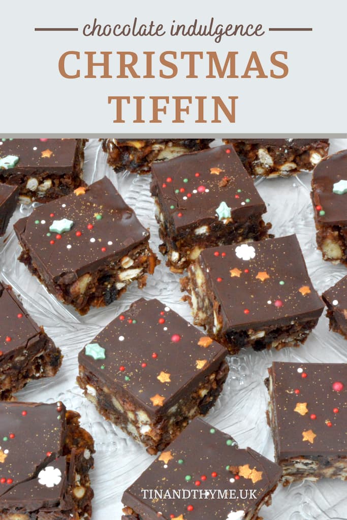 Christmas Tiffin: A Festive No-Bake Fridge Cake | Tin and Thyme