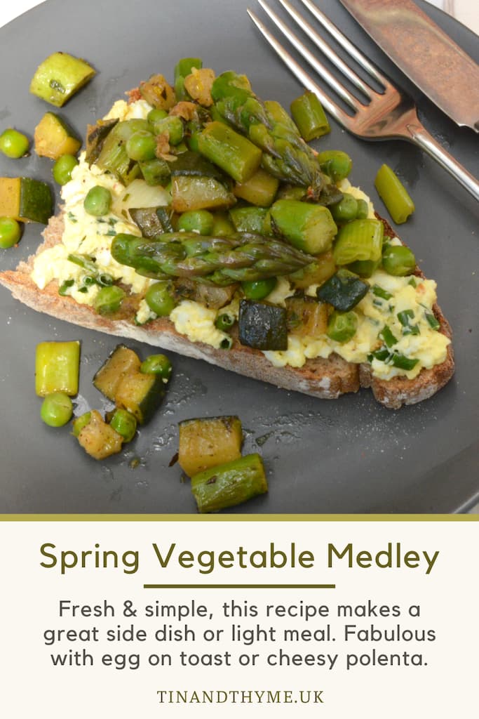 Spring Vegetable Medley | Tin and Thyme