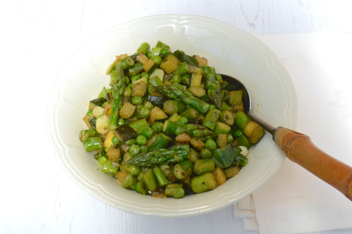 Spring Vegetable Medley | Tin and Thyme