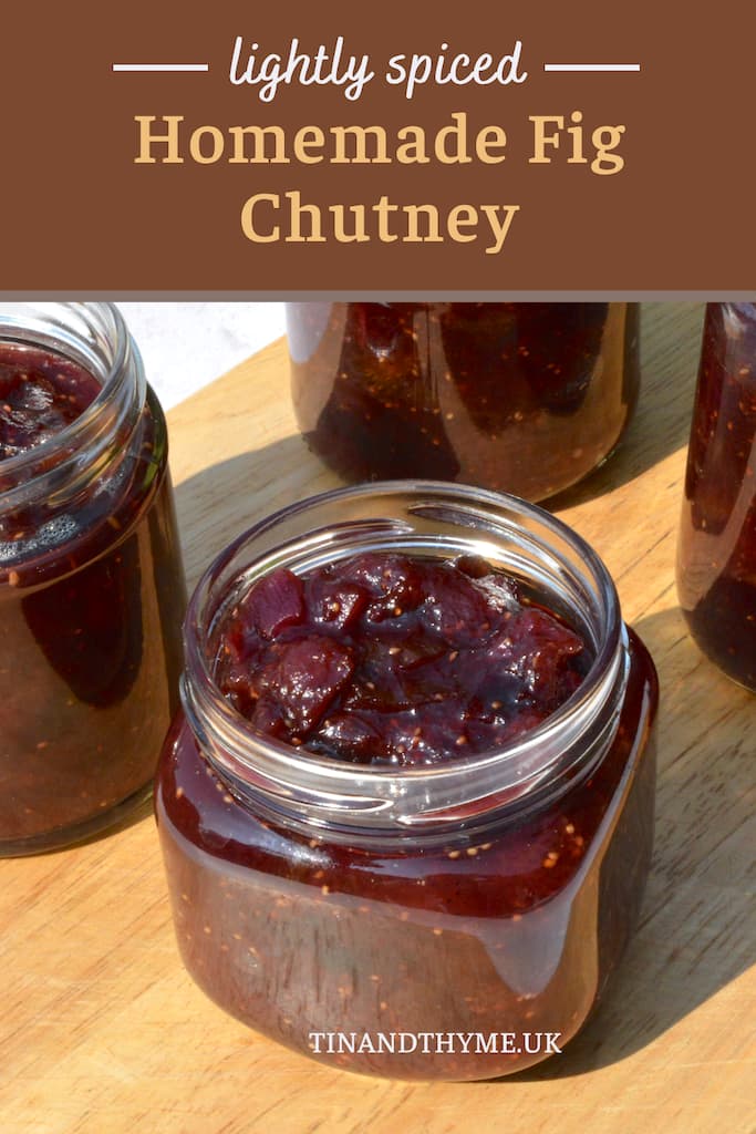 Easy Fig Chutney with Pomegranate Molasses | Tin and Thyme