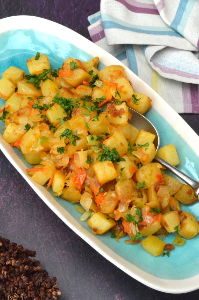 Mexican Potatoes (Papas a la Mexicana) | Tin and Thyme