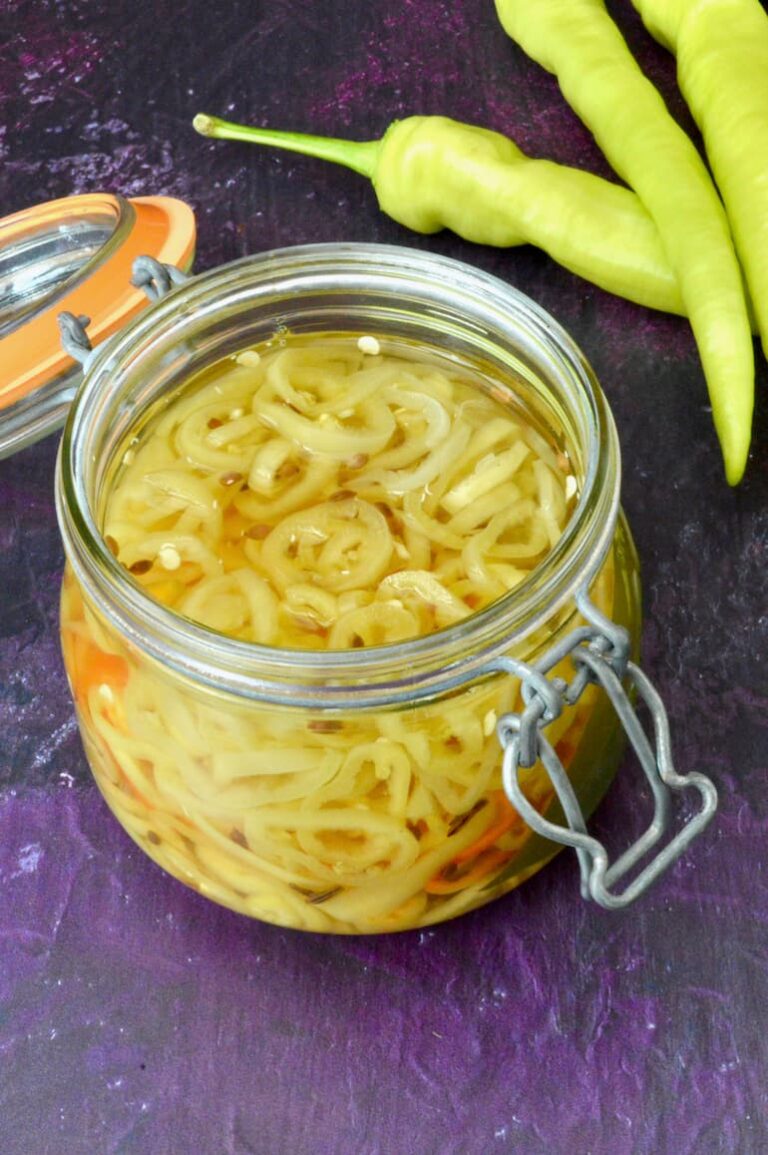 Pickled Chilli Slices: Quick, Spicy And Full Of Flavour | Tin and Thyme