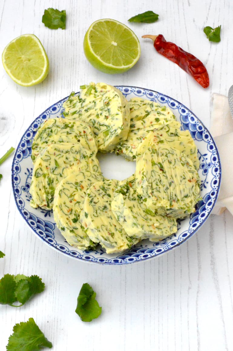 Chilli Lime and Coriander Butter: Easy Compound Butter Recipe | Tin and ...